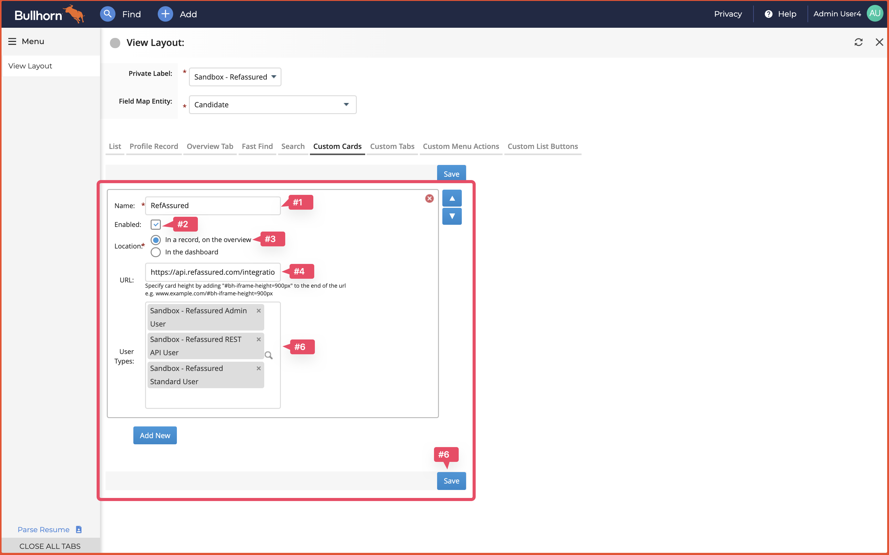 Bullhorn Configuration – RefAssured