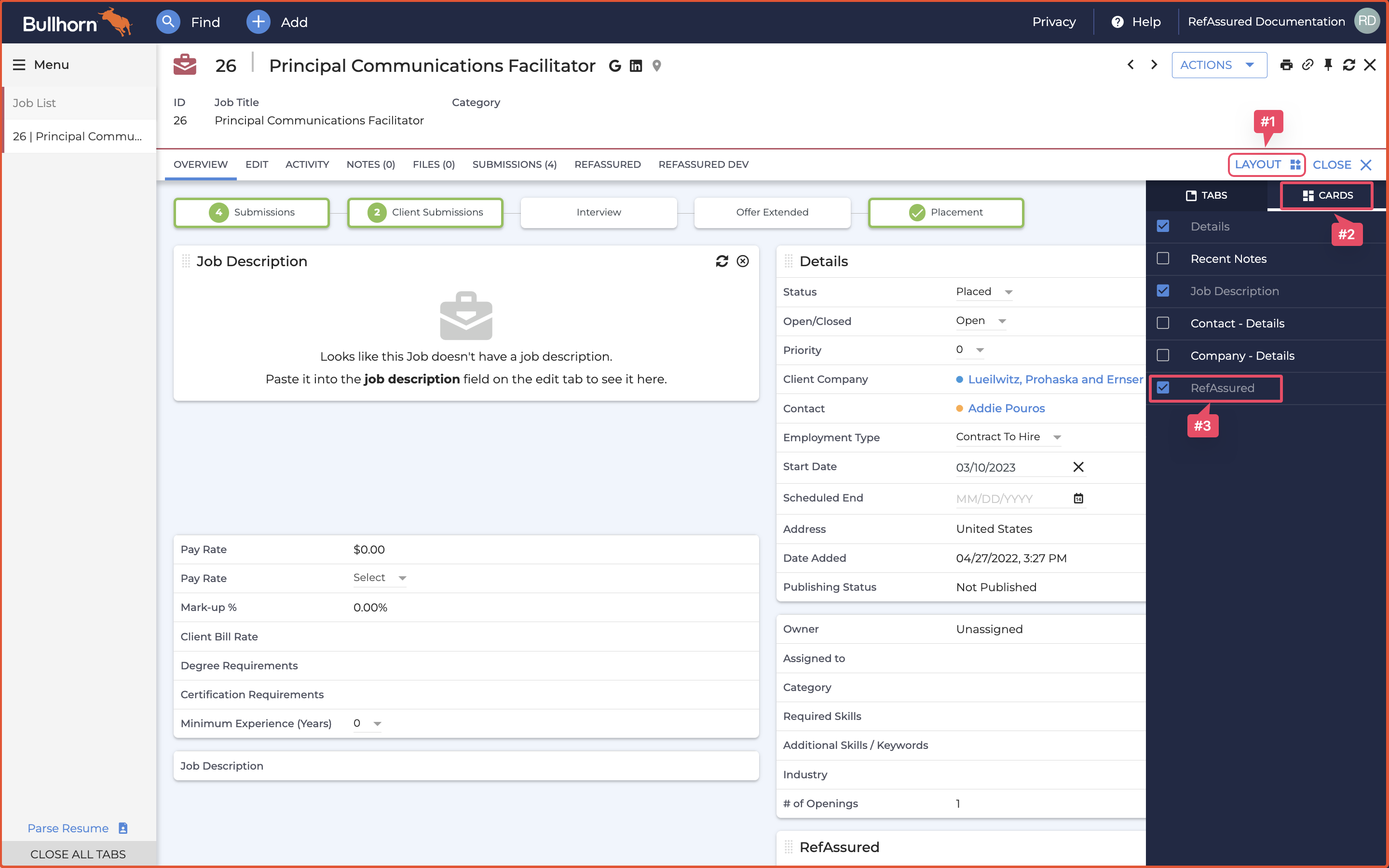 Bullhorn User Setup – RefAssured